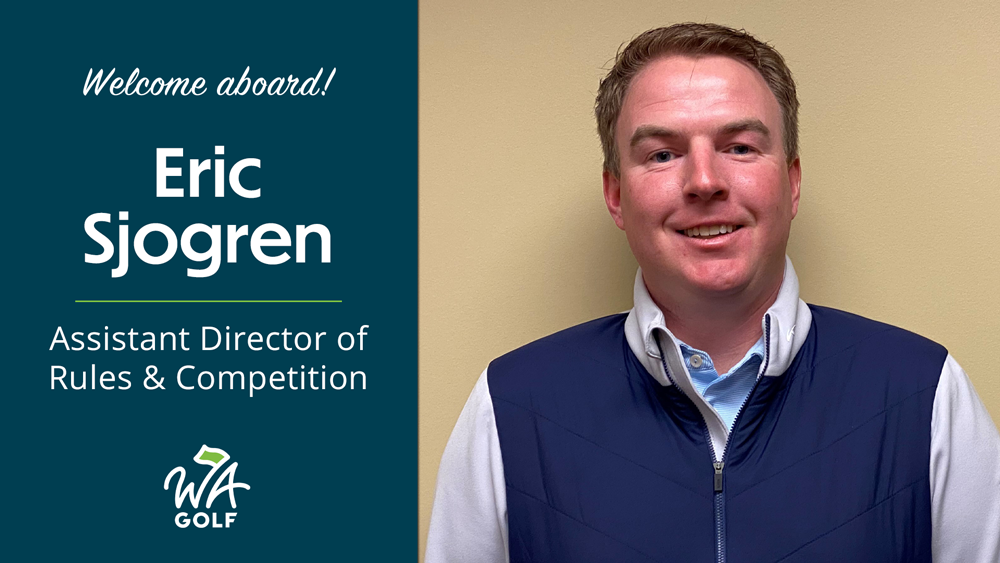 Eric Sjogren joins WA Golf staff - Washington Golf (WA Golf)
